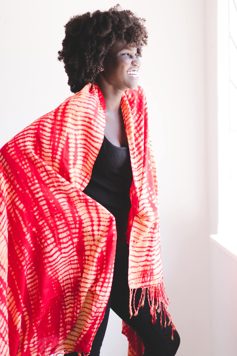 Angie Red Raffia – RefuSHE